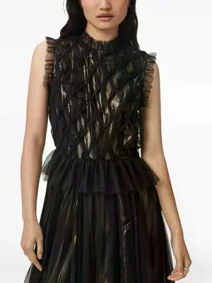 ALLSAINTS Lola Ruffled Tiered Dress