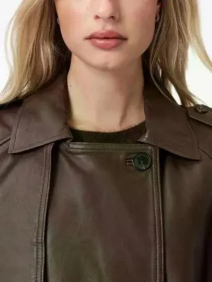 ALLSAINTS Reed Belted Leather Coat