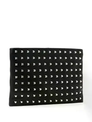 ALLSAINTS Bettina Studded Zip Clutch Bag
