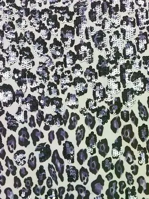 Elisabetta Franchi Sequin Leopard-print Mini Dress
