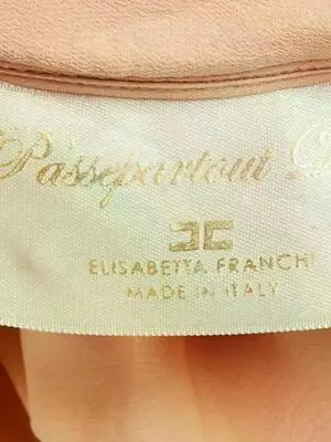 Elisabetta Franchi Tweed Midi Dress