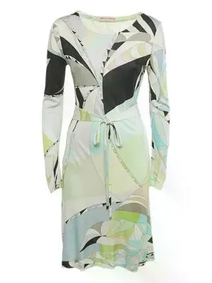 Emilio Pucci Geometric-print Midi Dress