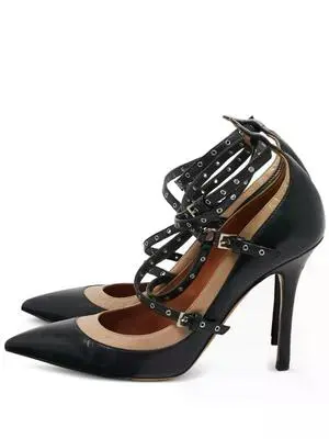 Valentino Garavani Love Latch Buckle-strap Pumps - Black