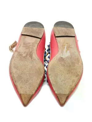 Valentino Garavani Rockstud Pointed Flat Pumps