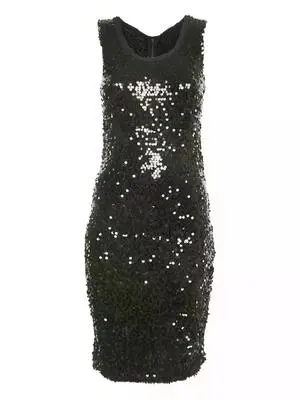 Dolce & Gabbana Sequin Embellished Mesh Dress