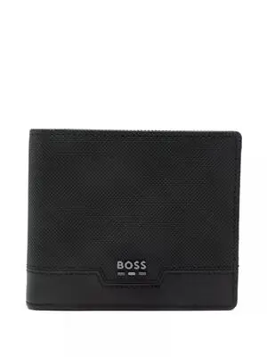 BOSS Logo-plaque Wallet - Black