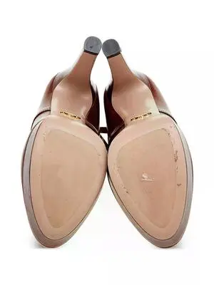 Prada Lace-up Leather Booties