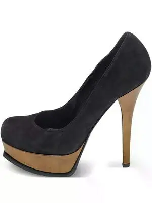 Fendi Suede Platform Stiletto Pumps