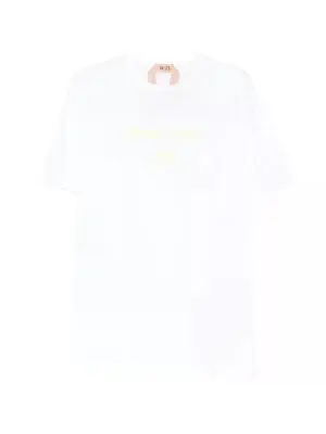 N°21 Graphic Short-sleeve T-shirt - White