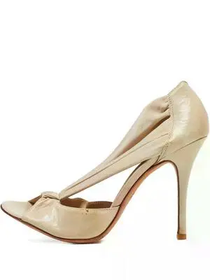 Fendi 105mm Open-toe Pumps