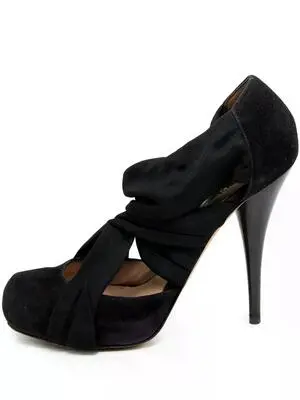 Fendi 125mm Suede Pumps