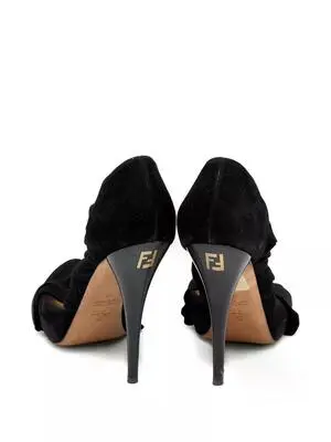 Fendi 125mm Suede Pumps