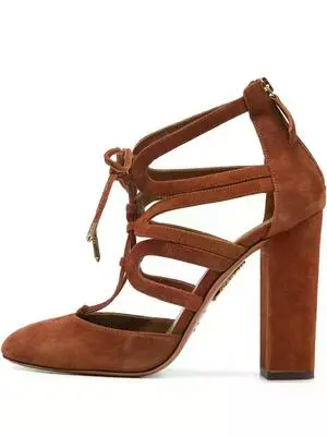 Aquazzura Strappy Block Heels