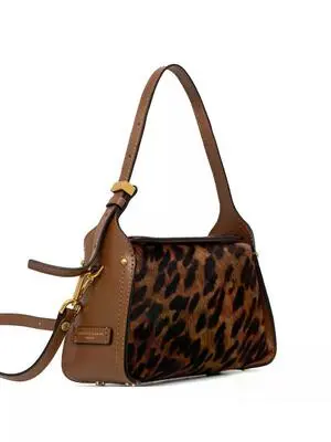 GIANNI CHIARINI Leopard Print Shoulder Bag