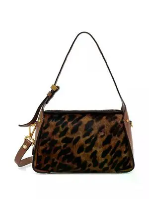 GIANNI CHIARINI Leopard Print Shoulder Bag