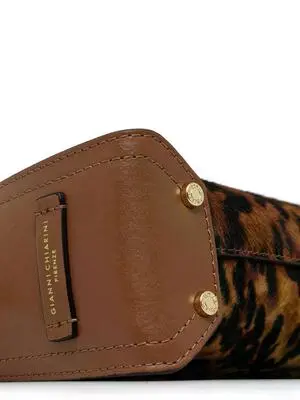 GIANNI CHIARINI Leopard Print Shoulder Bag