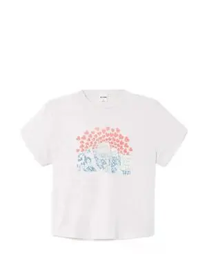 RE/DONE Graphic-print Boxy T-shirt - Neutrals