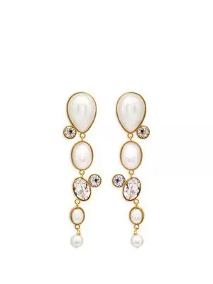 Oscar De La Renta Drop Earrings - Gold