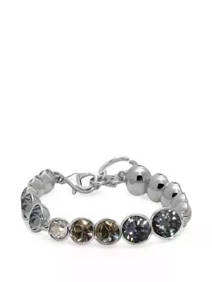 Oscar De La Renta Round Beaded Bracelet - Silver