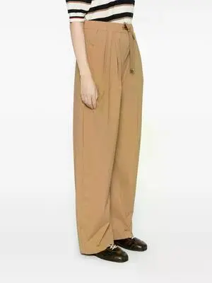 Herno Drawstring Pleated Palazzo Pants