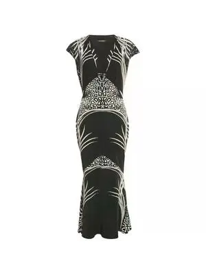 Roberto Cavalli Printed Maxi Dress