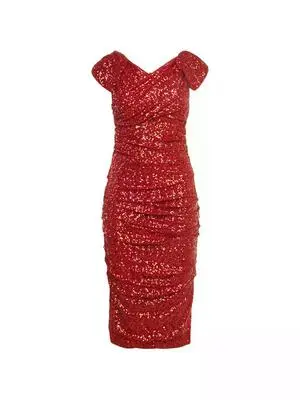 Dolce & Gabbana Sequin Midi Dress