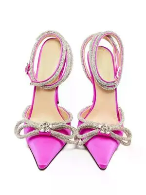 Mach & Mach Double Bow Satin Pumps