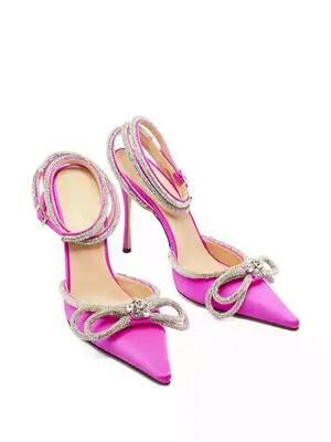 Mach & Mach Double Bow Satin Pumps