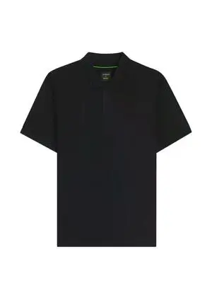 BOSS X Porsche Mercerised-cotton Polo Shirt - Black