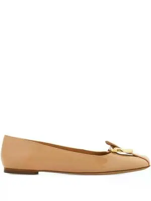 FERRAGAMO Gancini-strap Ballet Flats