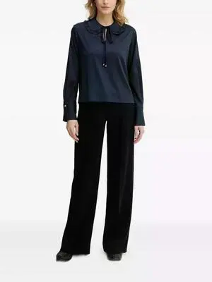 Barbour Evie Ruffled Tie Blouse