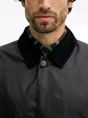 Barbour Short Lorden Corduroy-collar Jacket - Blue