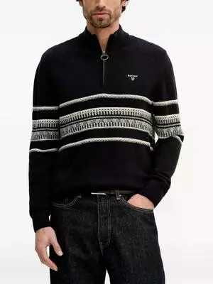 Barbour Kepwick Striped Half-zip Sweater