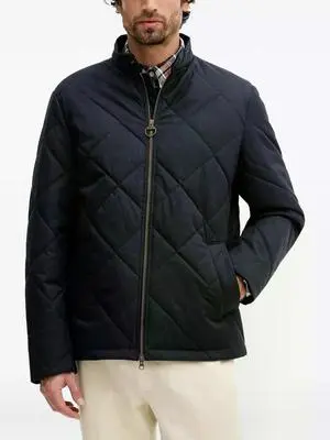 Barbour City Harrington Quilted Jacket - Blue