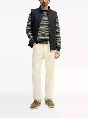 Barbour City Harrington Quilted Zip-up Gilet - Blue