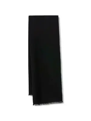 BOSS Fringed Scarf - Black