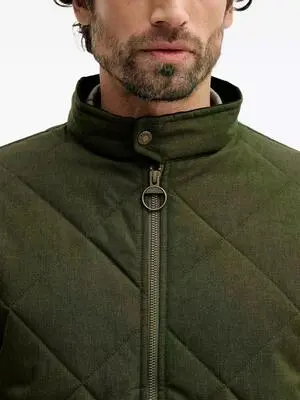 Barbour City Harrington Quilted Jacket - Green