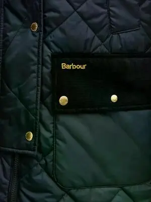 Barbour Quilted Jacket With Corduroy Pocket
