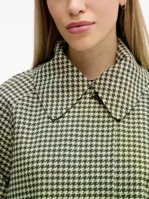 Barbour Kennedy Houndstooth Zip-up Coat