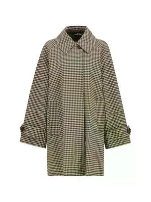 Barbour Kennedy Houndstooth Zip-up Coat