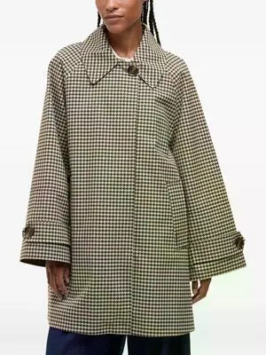 Barbour Kennedy Houndstooth Zip-up Coat