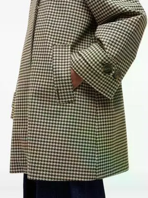 Barbour Kennedy Houndstooth Zip-up Coat