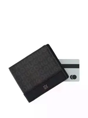 Hugo Logo Print Wallet