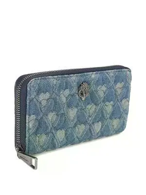 Kurt Geiger Heart-quilted Zip-fastening Wallet