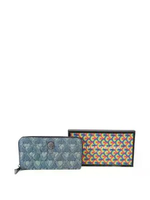Kurt Geiger Heart-quilted Zip-fastening Wallet