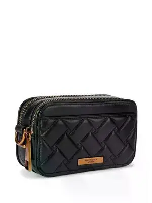 Kurt Geiger Quilted Cross Body Bag With Applique - Black