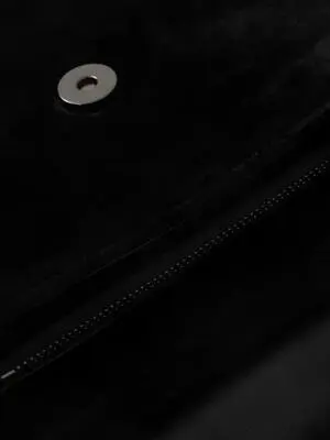 Kurt Geiger Velvet Shoulder Bag - Black