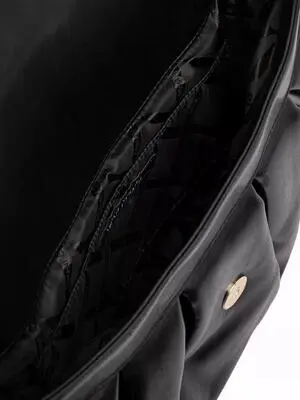 Armani Exchange Gathered-effect Cross-body Bag - Black