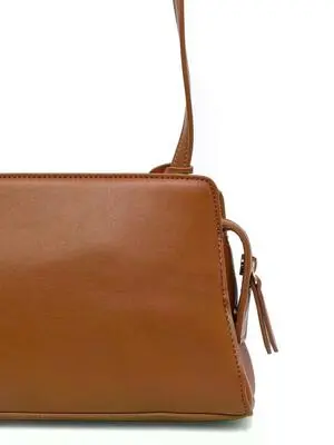 Armani Exchange Logo-tag Crossbody Bag - Brown