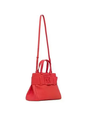 Armani Exchange Belt-detail Tote - Red